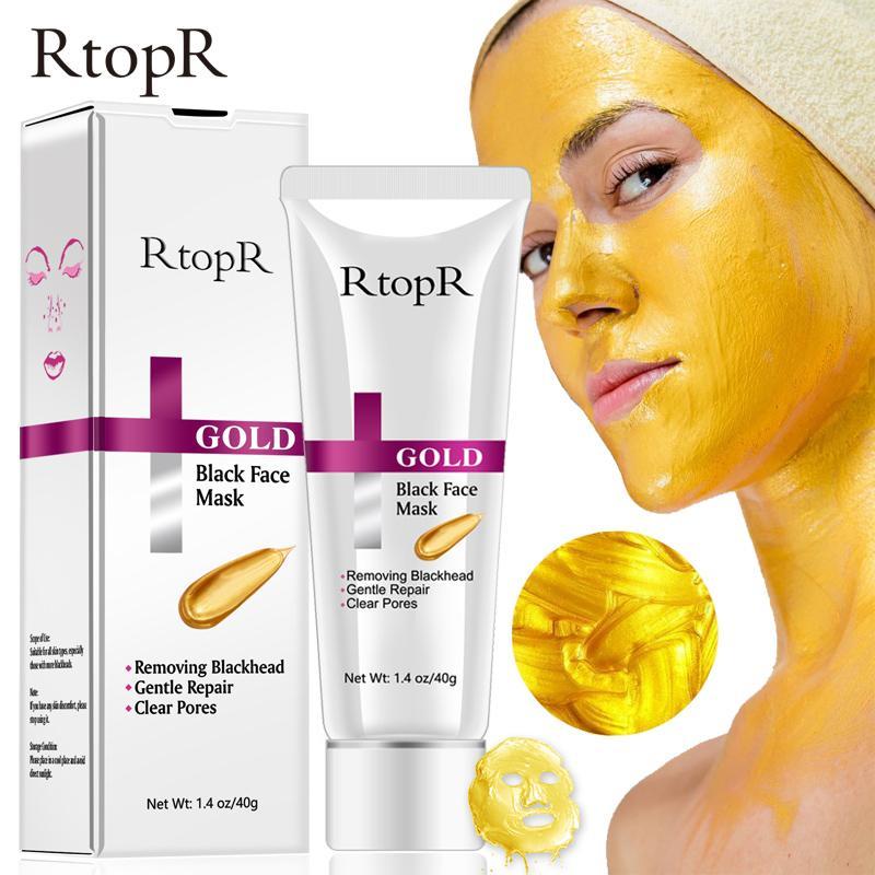 RtopR gold blackheads and whiteheads removal facial mask มาร์คหน้ารักษา ...