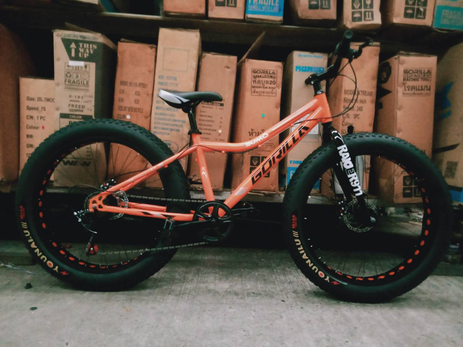 Gorilla Fat bike รุ่น SUMO วงล้อ26 นิ้ว เฟรมเหล็ก 7 สปีด ดิสเบรคหน้า ...