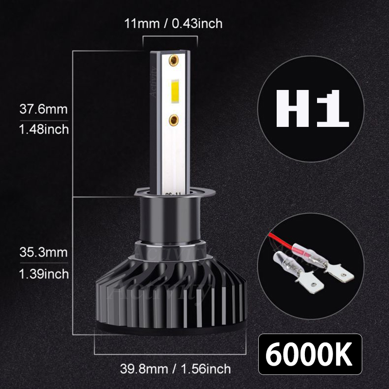 จัดส่งจากกรุงเทพ 2PCS 20000LM 4500K 6000K 8000K 3000K HB3 HB4 9005 9006 ...