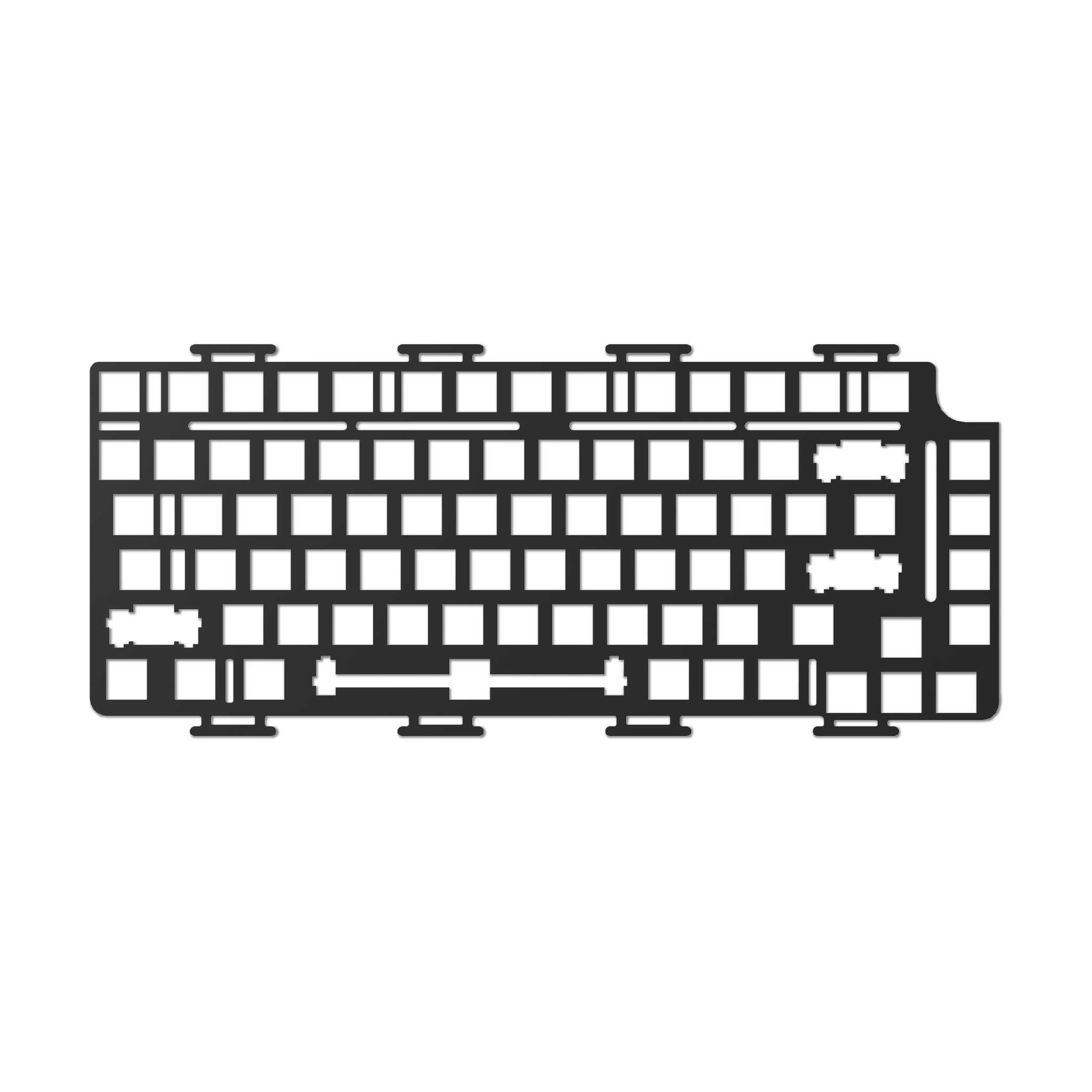 เพลทคีย์บอร์ด MonsGeek M1 M2 M3 Plate ทั้งหมด 3 แบบ FR4 POM Aluminium ...