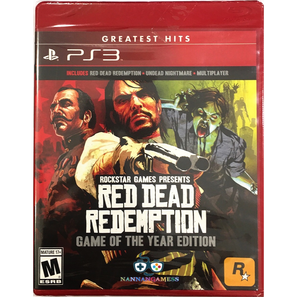 PS3 Red Dead Redemption Game of the Year Edition ( English ...
