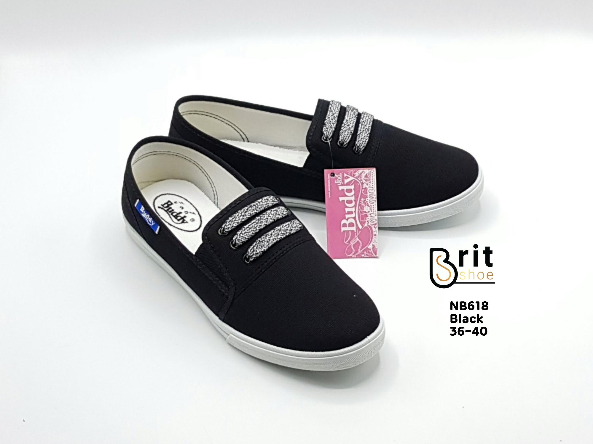 Buddy NB618 รองเท้าผ้าใบ รองเท้าสวม ผู้หญิง - BRITSHOE - ThaiPick