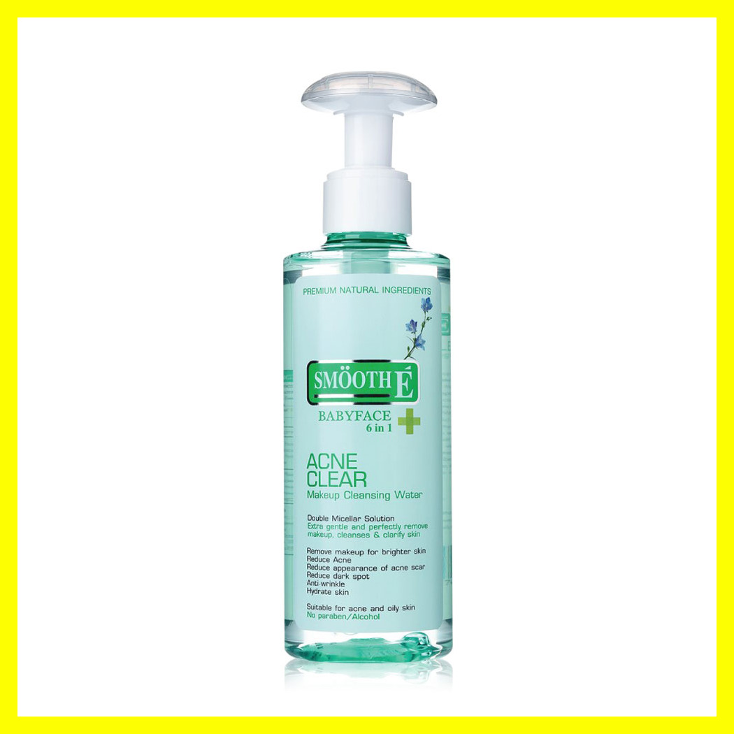 Smooth E Acne Clear Makeup Cleansing Water 200ml ( สินค้าหมดอายุ : 2023 ...