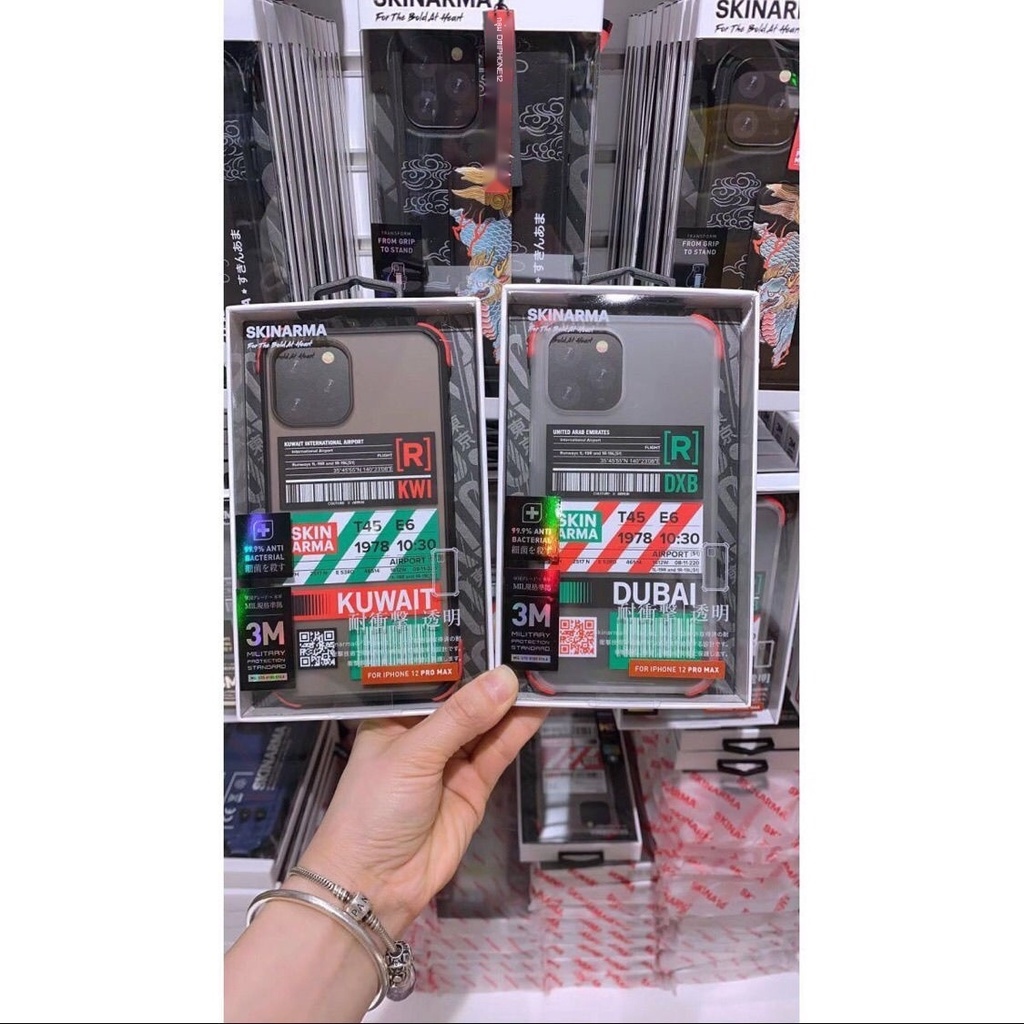 skinarma แบรนด์ไทด์ญี่ปุ่น iphone12promax บอร์ดดิ้งพาสน้ำค้างแข็ง ...