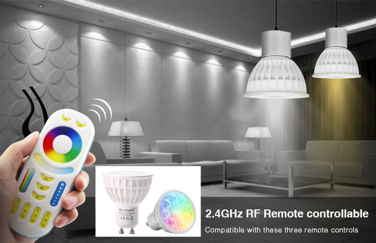 Mi Light Dimmable Led Bulb 4W GU10 RGB CCT (2700-6500K) MiLight led ...