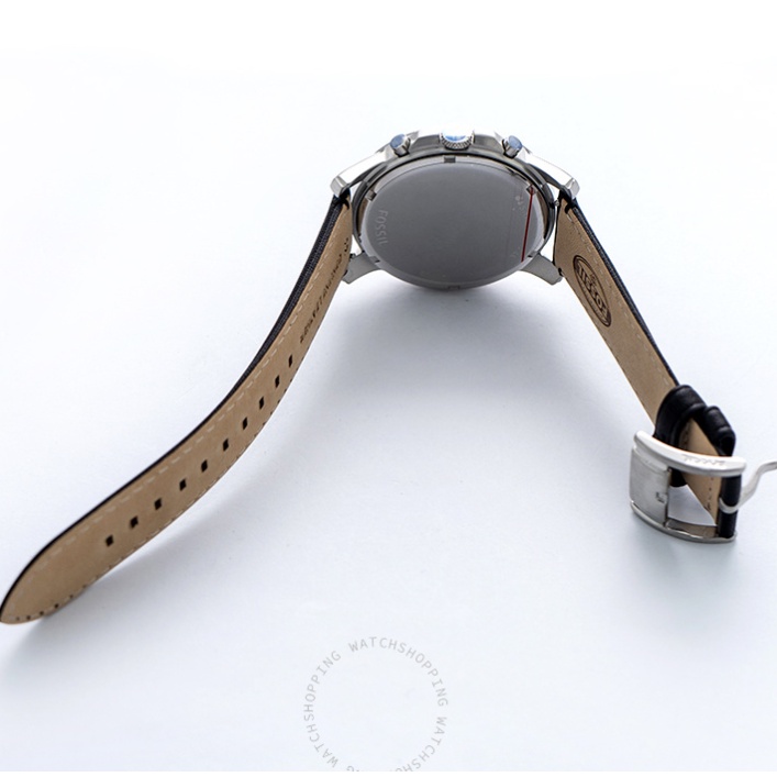 Fossil FS4990 นาฬิกาข้อมือควอตซ์ อะนาล็อก สายหนัง รับประกันของแท้ ...