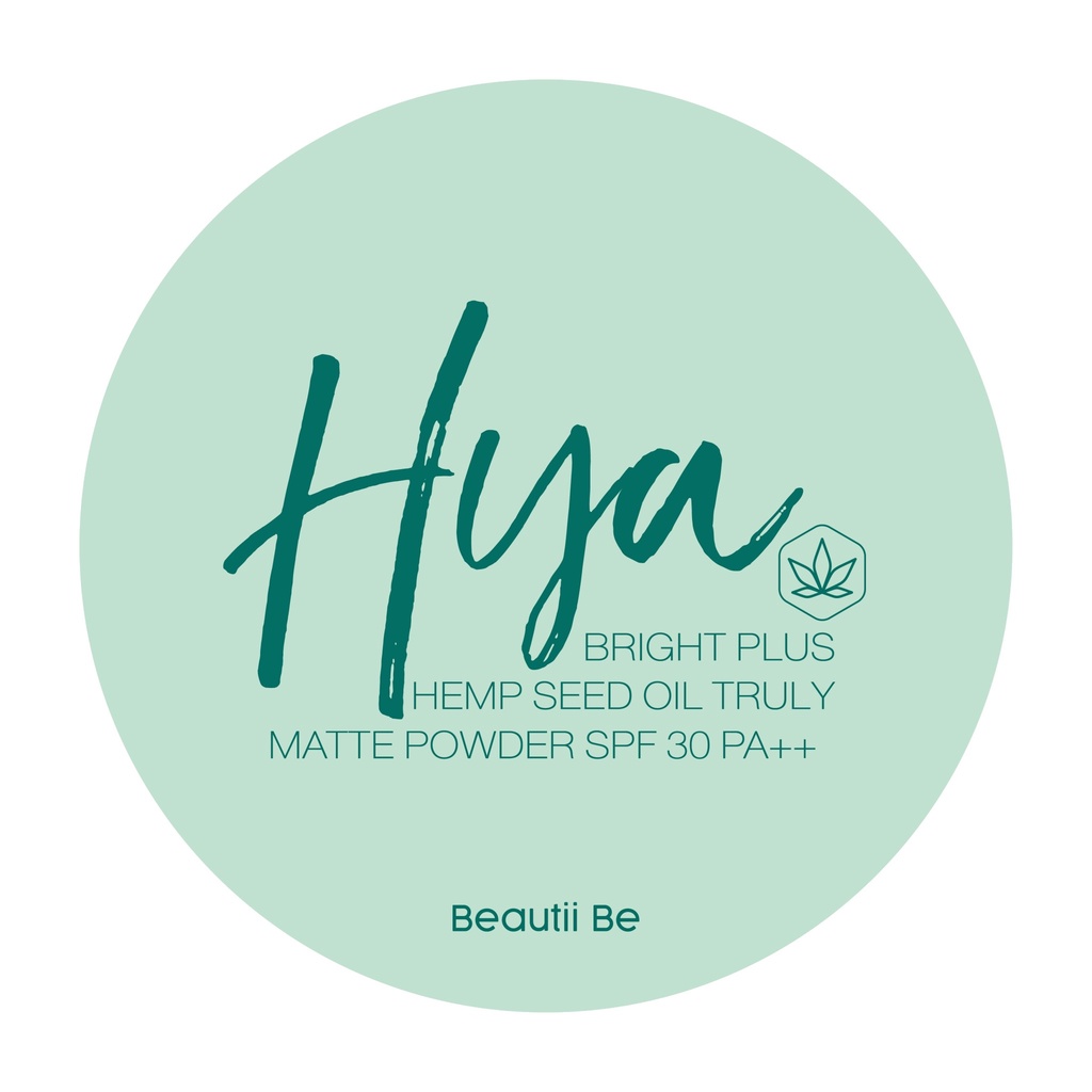 Beautii Be Hya Hemp Seed Oil Truly Matte Powder 7g C1 บิวตี้บีไฮยาไบรท์ ...