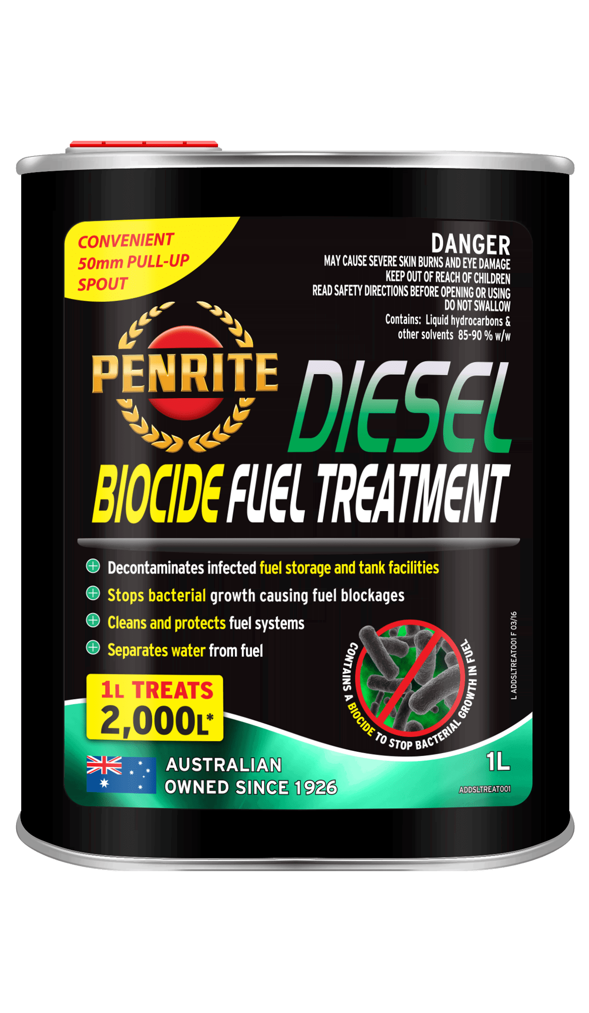 PENRITE หัวเชื้อดีเซล DIESEL BIOCIDE FUEL TREATMENT ขนาด 1L | Lazada.co.th