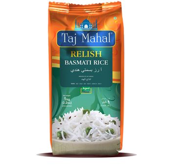 ข้าวบาสมาติ Taj Mahal Relish Basmati Rice 1 KG - Express Indian ...