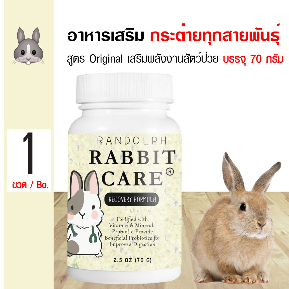 อาหารฟื้นฟูสุขภาพชนิดป้อน แรบบิทแคร์ RABBIT CARE สูตร original 70 กรัม ...