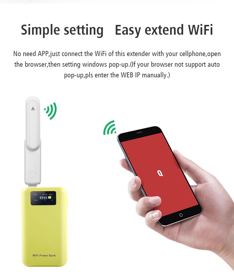 300MBps USB Wifi Repeater Portable & Fodable Dual Antenna Signal ...