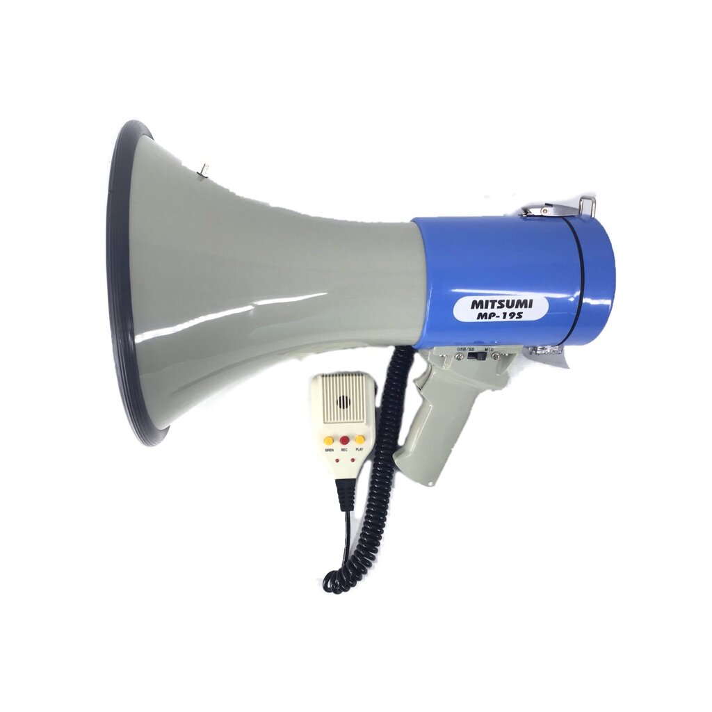 (มี Bluetooth/USB) โทรโข่ง 9 นิ้ว Mitsumi MP-19W MP-19S Max 80 วัตต์ ...