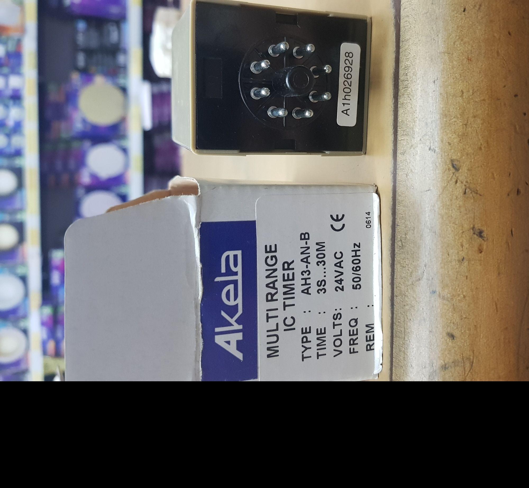 ทามเมอร์ 24v ไทม์เมอร์ Multi-Range Timers 24Vac AH3-AN-B Akela1ตัว ส่งฟรี - WT Electric - ThaiPick