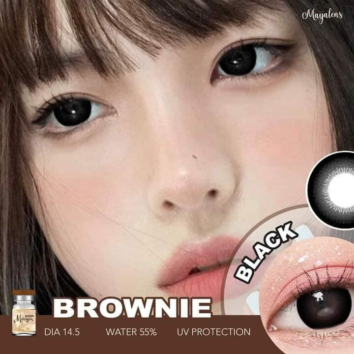 คอนแทคเลนส์ขนาดบิ๊กอายBlack Brownie (Maya Wink) - Wonderlandbigeye ...
