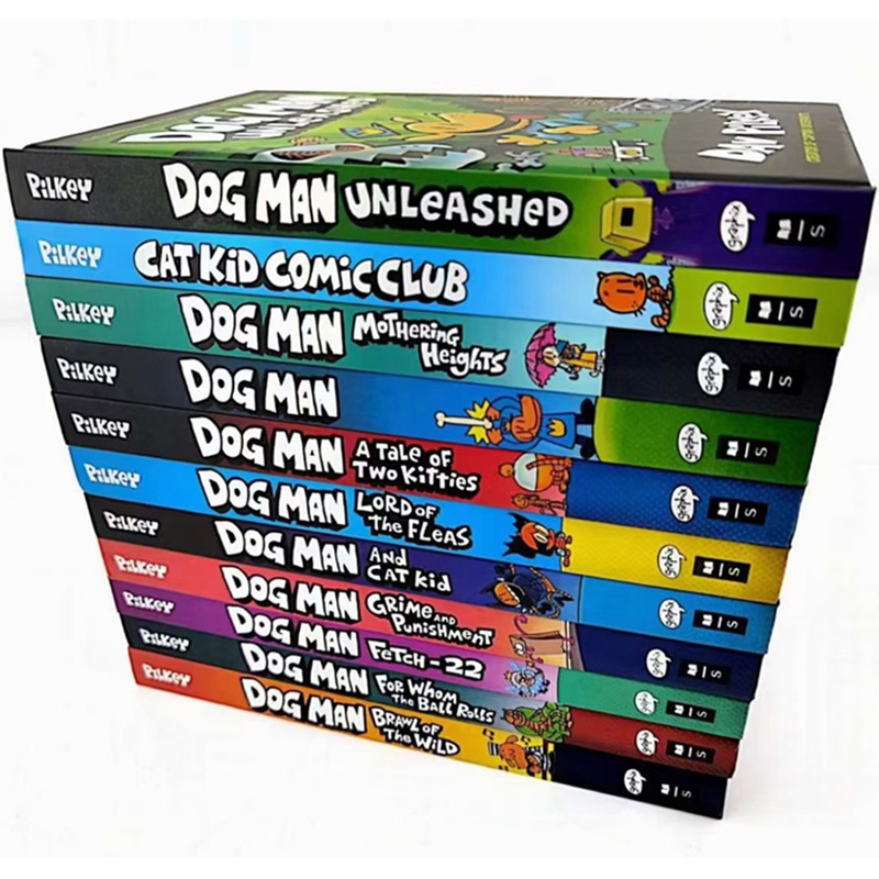 In Stock🚛 14 Books/Set The Adventures of Dog Man The Epic Collection ...