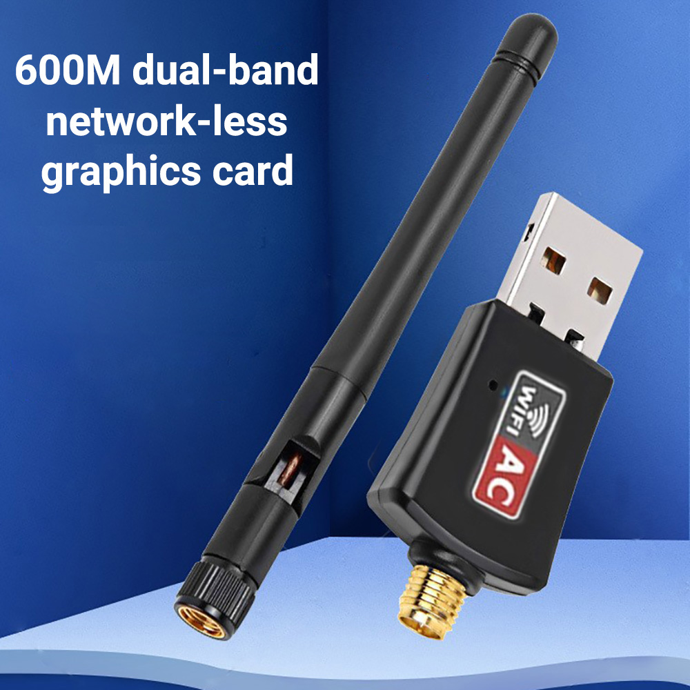 wifi usb 5gตัวรับสัญญาณ WiFi Dual Band 5.0GHz 600Mbps USB ตัวรับ WIFI ...