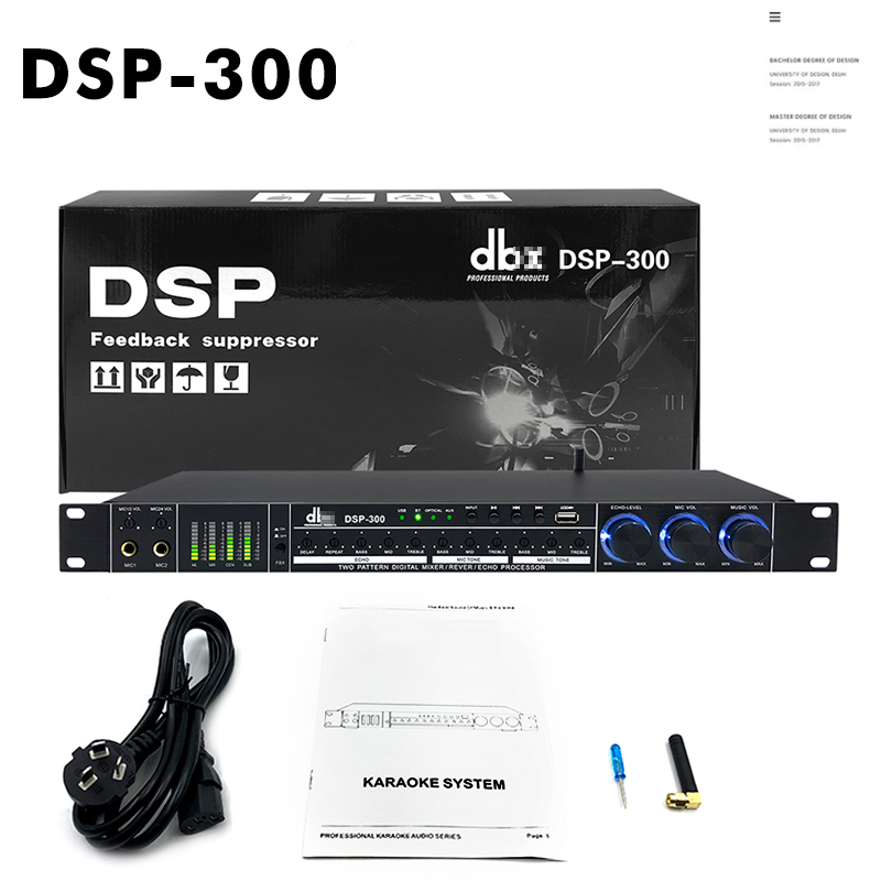 DBX DSP-300 เอฟเฟคไมค์ร้อง เครื่องปรับเอฟเฟคเสียงร้อง ป้องกันการหอนด้วย ...