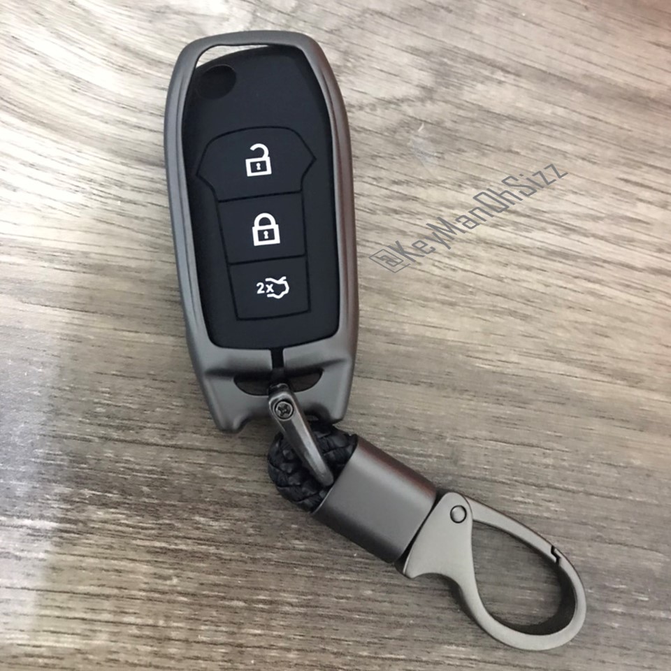 กรอบเคสโลหะกุญแจรถ Ford Ranger XLT Wildtrak Hard Case (Alloy Key Cover ...