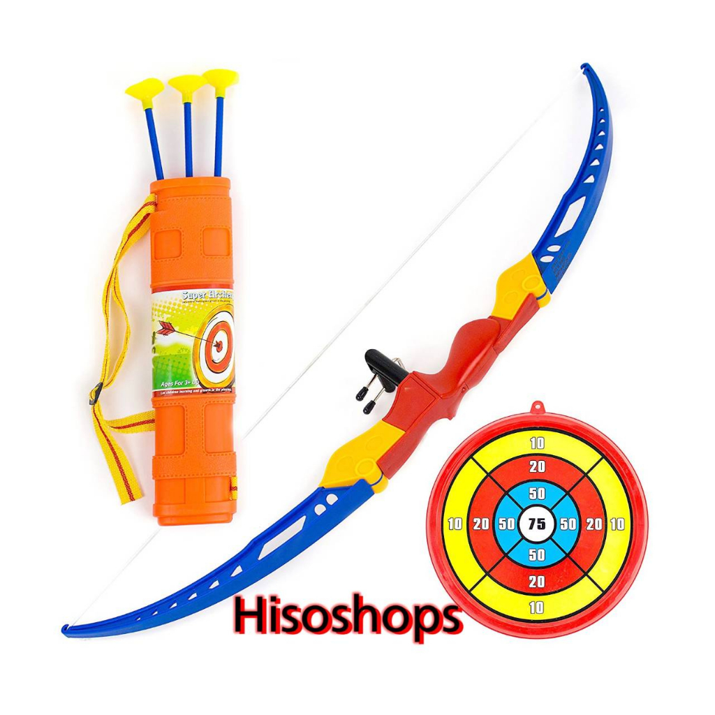 SHOOTING BOW SUPER AMUSING ชุดธนูของเล่น สีสันสดใสสวยมาก เหมาะสำหรับหนู ...