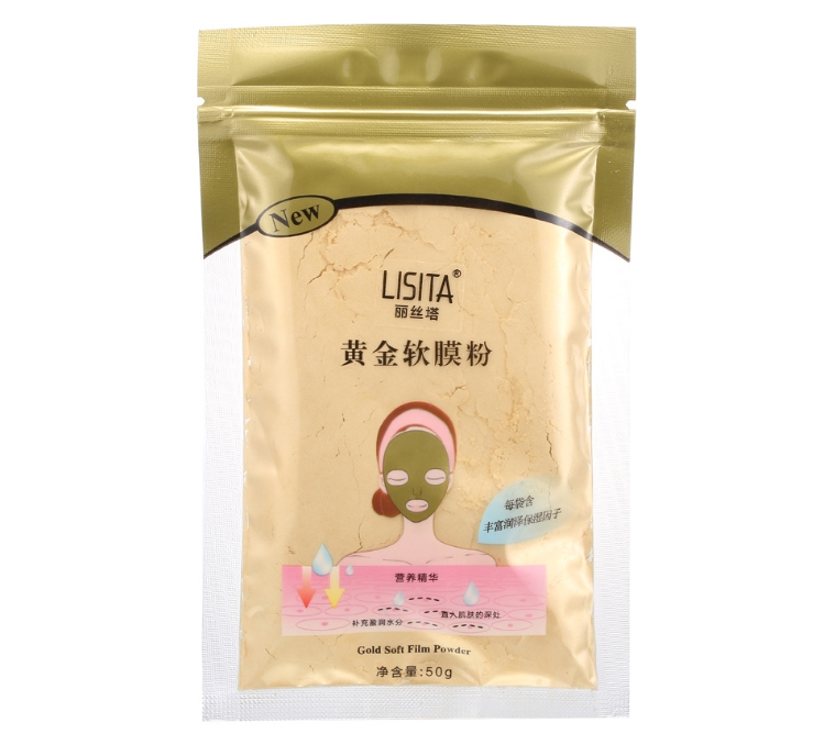 มาส์กหน้าผงทองคำ LISITA Gold Soft Film Powder มาส์กทองคำ มาส์ก เพื่อผิว ...