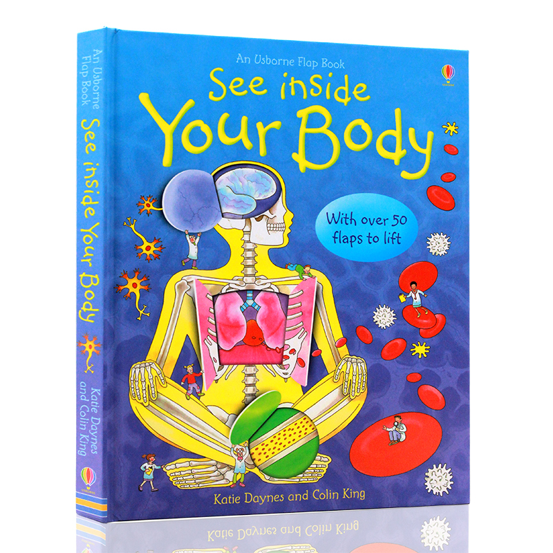 Usborne Flap Book หนังสือ See Inside Your Body Book Board Book Hard ...