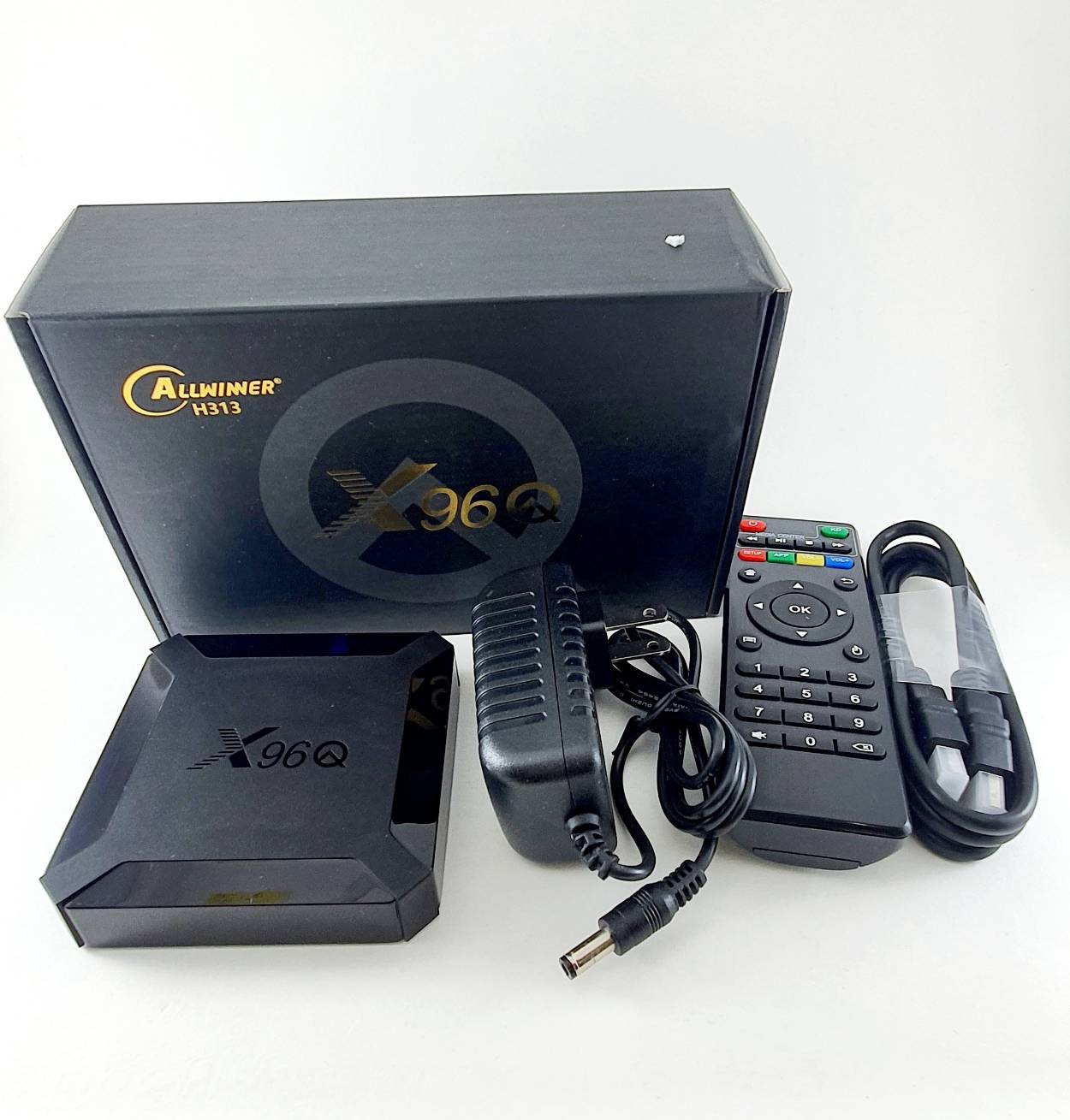 X96Q Android 10.0 TV Box, X96 Mini 2020 รุ่นอัพเกรด กล่องสมาร์ททีวี Allwinner H313 Quad Core ...