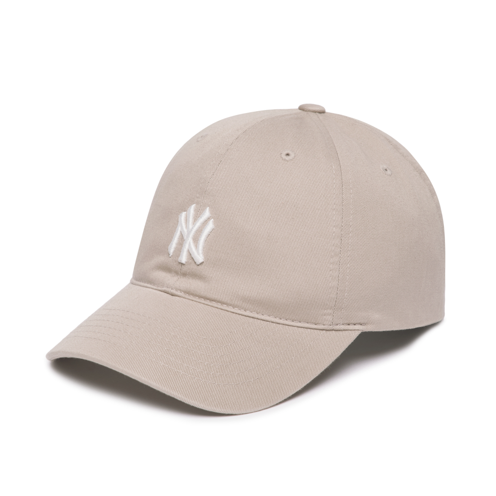 MLB หมวกแก๊ป UNISEX CURVED CAP 3ACP7701N 50BGS NEW YORK YANKEES BEIGE ...