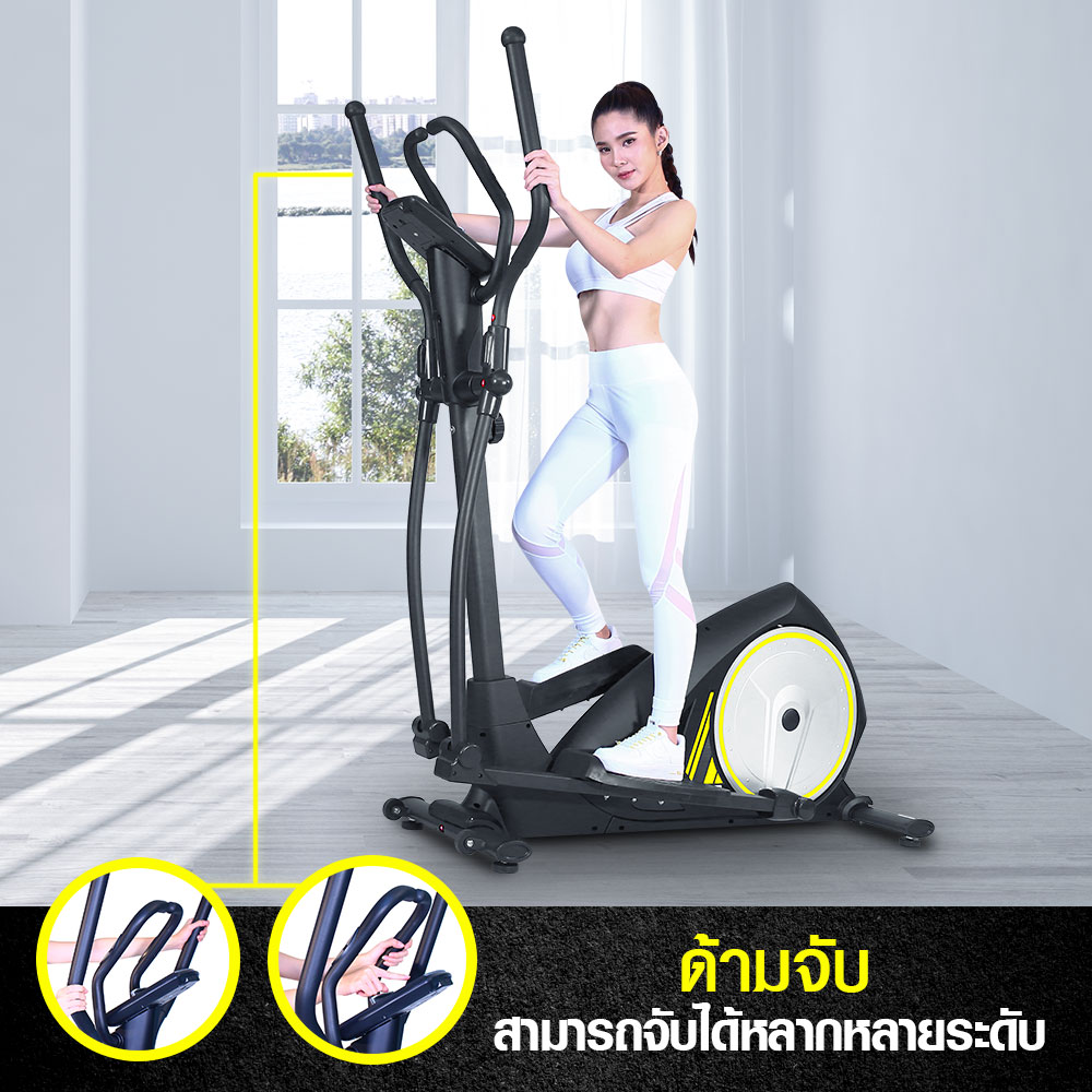 ผ่อน 0 10 เดือน POWER REFORM เครื่องเดินวงรี Elliptical รุ่น FLOW STEP ...