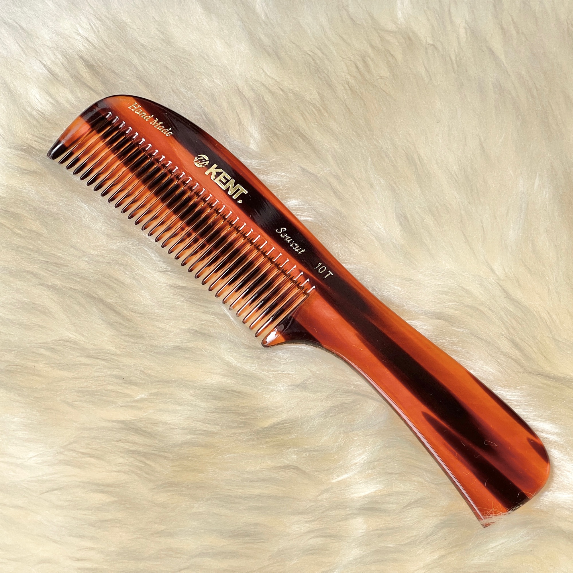 หวีด้าม KENT รุ่น 10T และ 14T: Handmade Handled Rake Comb | Lazada.co.th