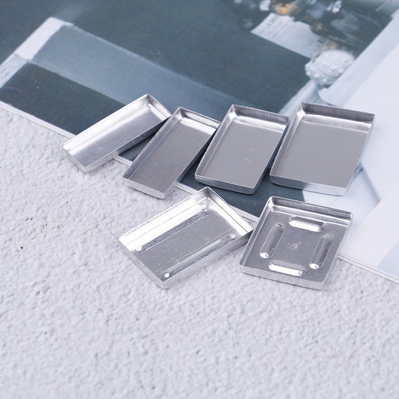 Aluminum Square Empty Eyeshadow Pans Makeup Pigment Palette Powder ...