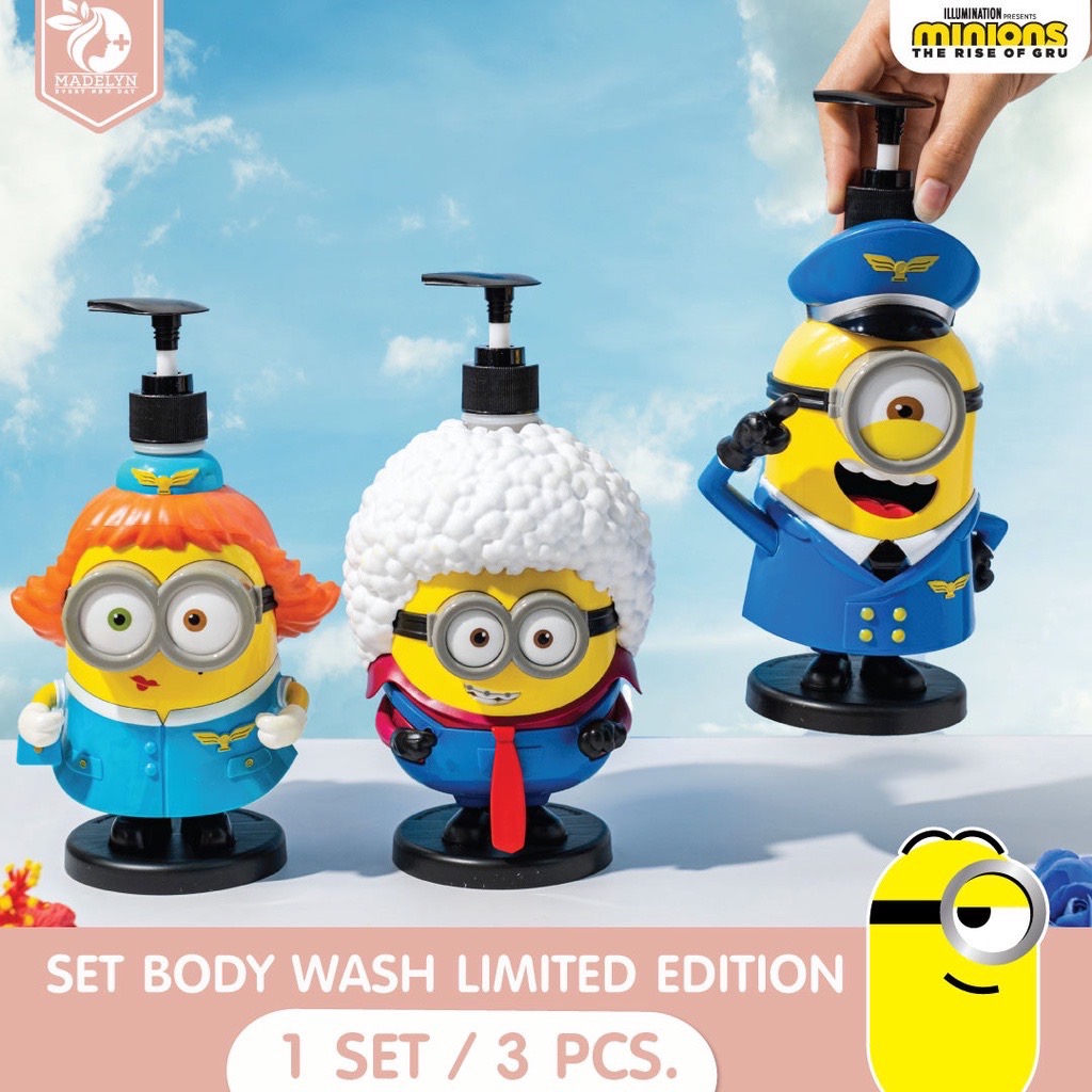 ชุดเซ็ท 3 ตัว Madelyn Minion Movie Body Wash เมดเดอร์ลีน มินเนียน ...