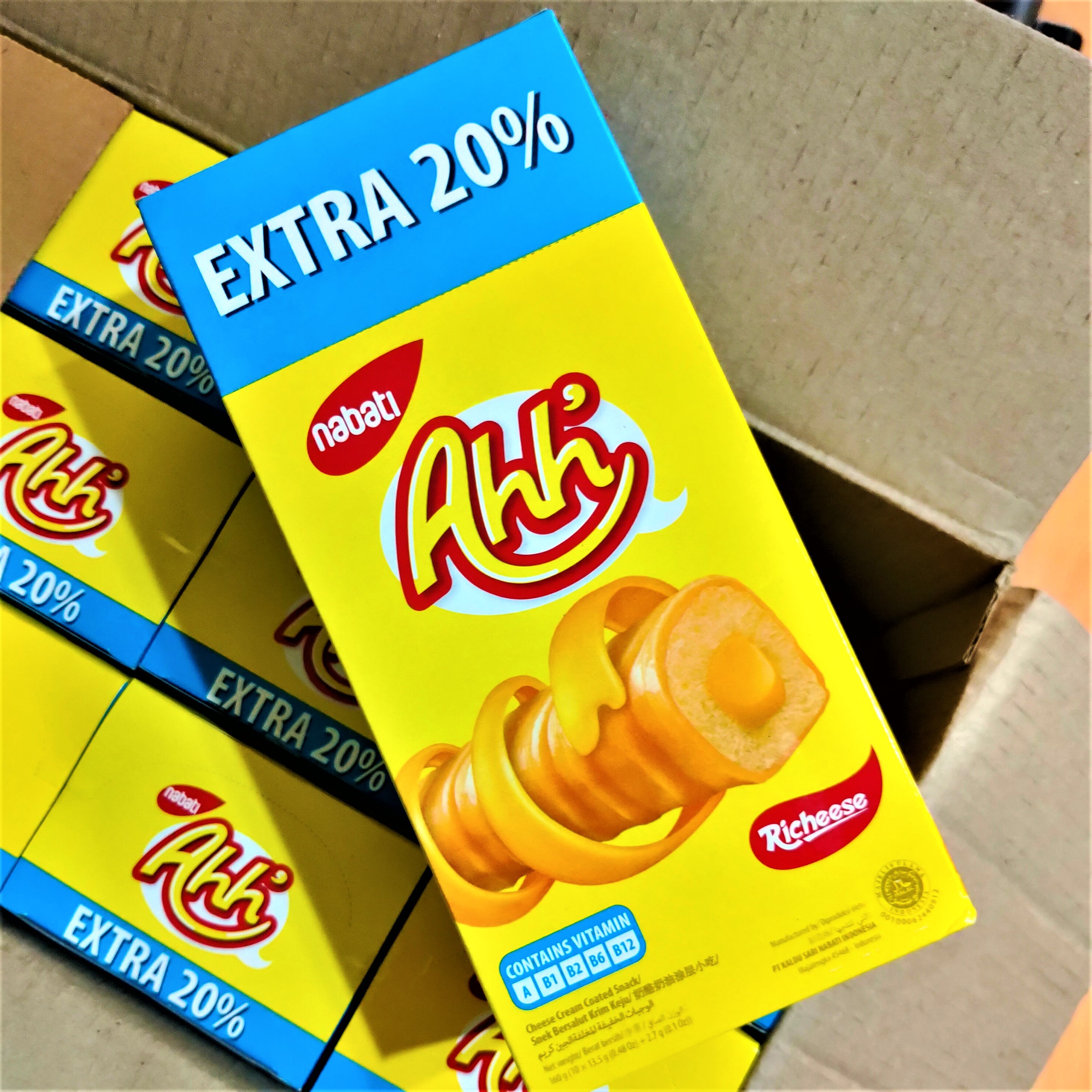 Ahh' Cheese Richeese???????? ขนมข้าวโพดอบกรอบ ชีสแท่ง เคลือบชีส มีทั้ง ...