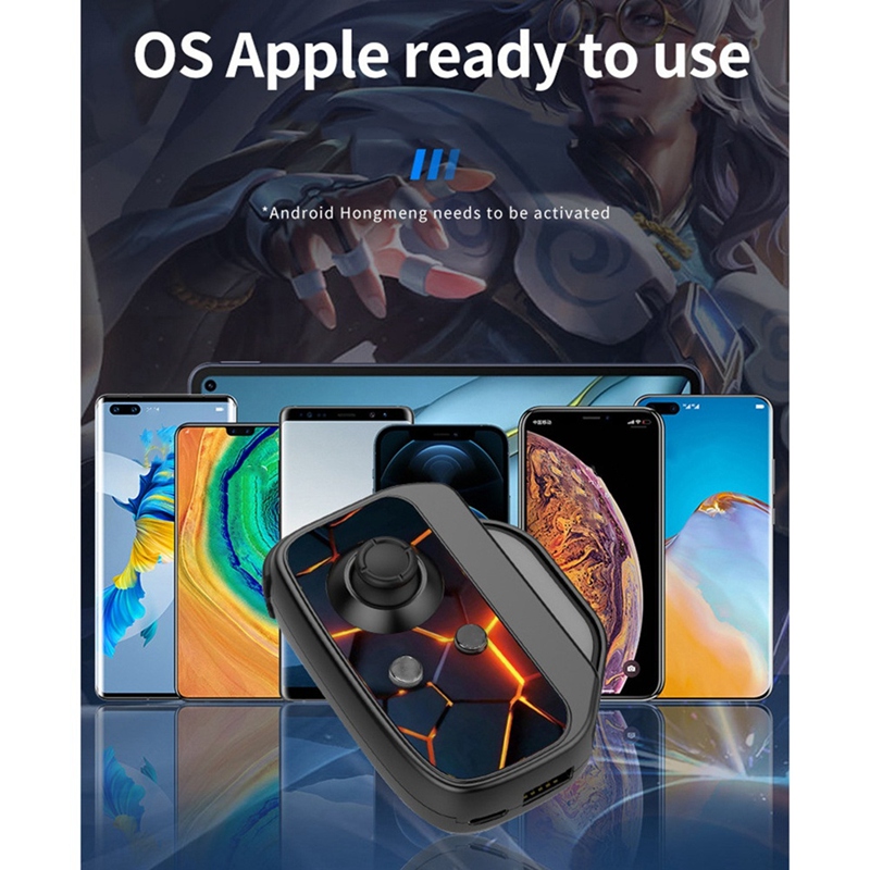 Mobile Game Controller Phone Gamepad Grip Rocker Phone Joystick Trigger ...