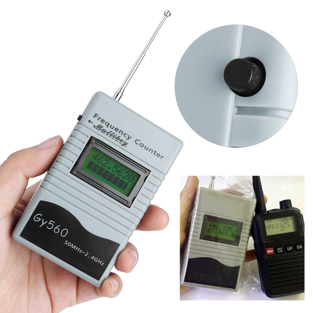 【ราคาถูกสุด】Portable Frequency Counter, GY560 50Mhz to 2.4Ghz Portable ...