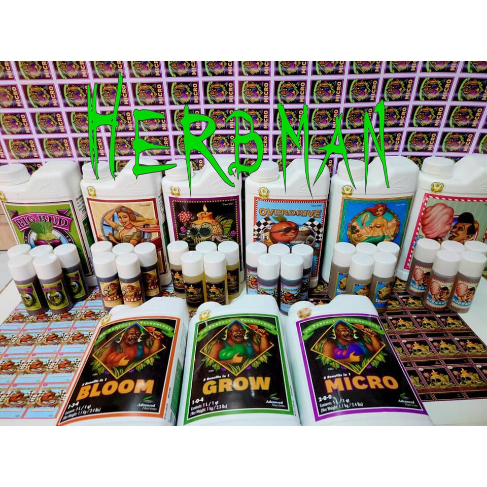 [สินค้าใหม่]ปุ๋ยเบส Advanced Nutrients pH Perfect Grow micro Bloom 3ขวด ขนาดขวดละ 50ml/250ml ...