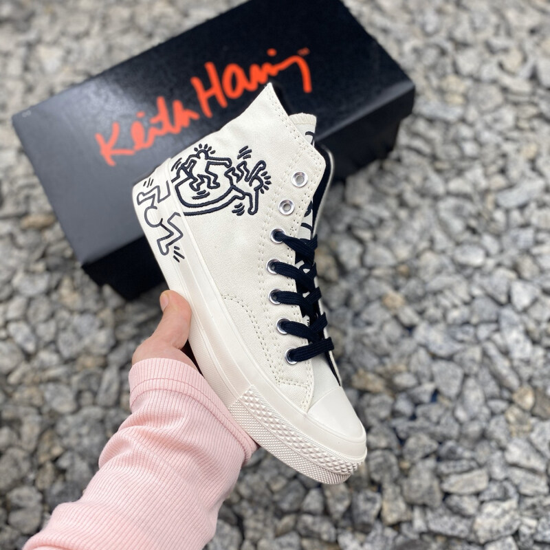 SPECIAL PRICE GENUINE KEITH HARING X CONVERSE CHUCK 70 UNISEX SPORTS ...
