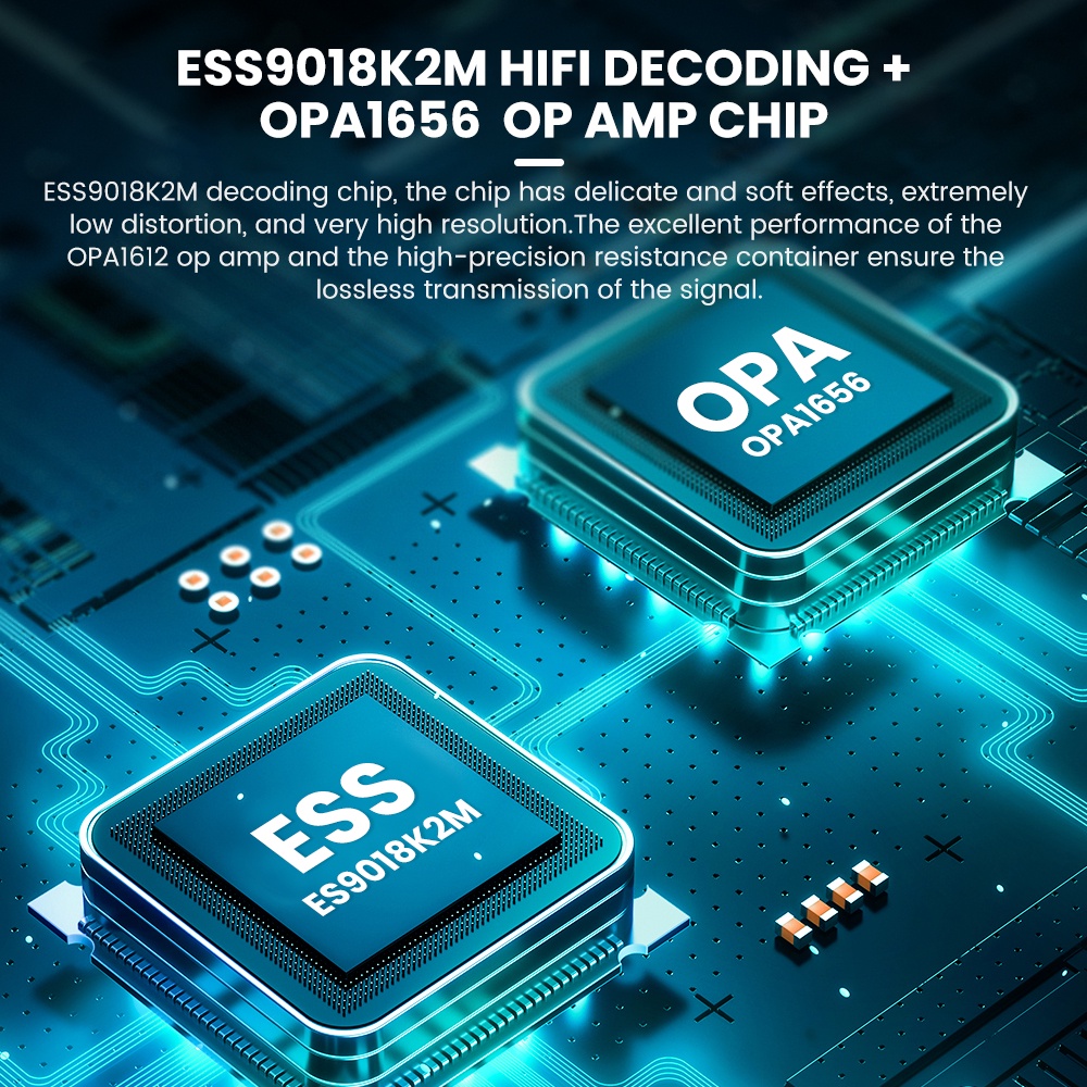 Aiyima T10 เครื่องขยายเสียงหูฟังบลูทูธ ตัวถอดรหัส Mini Hifi USB DAC ...