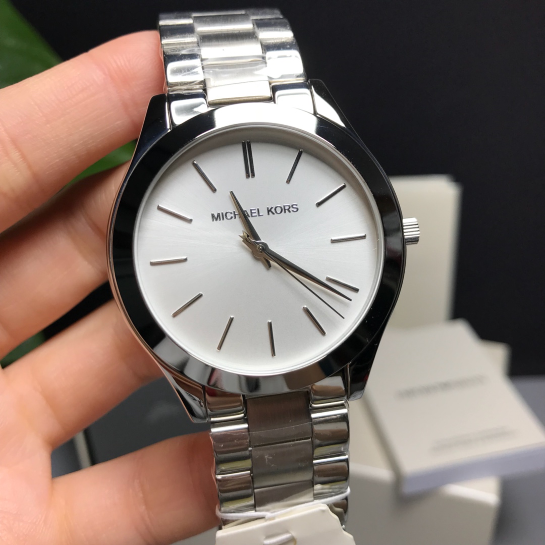 Michael Kors Runway Silver Dial Ladies Watch MK3178 MK3181 -39mm ...