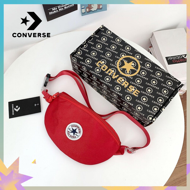 〖แท้จริง〗CONVERSE Men's and Women's Crossbody Bags 020 - The Same Style ...