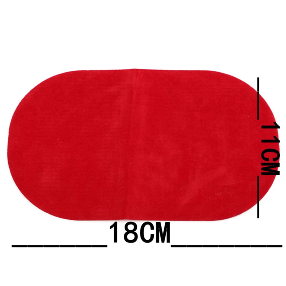 DFGY แผ่นรีดติดเสื้อรูปตัวยู2ชิ้น,ผ้าหนังกลับทรงรีสำหรับตกแต่งและซ่อม ...