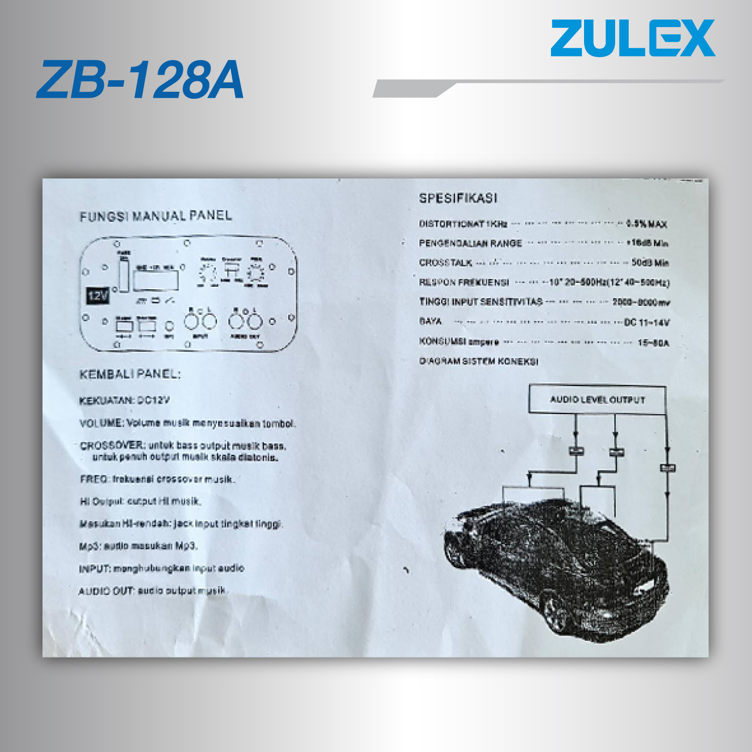 ZB-128A กำลังขับ 800 วัตต์ - ZULEX - ThaiPick