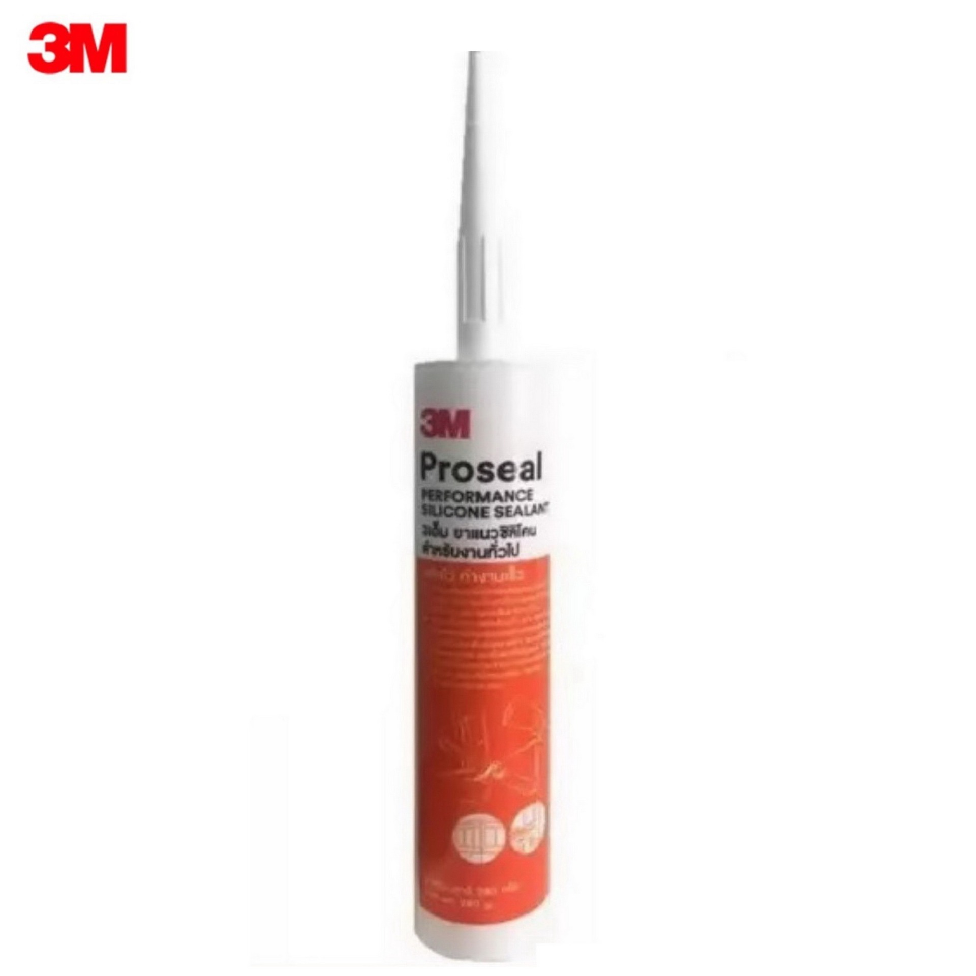 3M กาวซิลิโคนสำหรับงานทั่ว (มี สีใส ) Proseal Silicone Sealant | Lazada ...