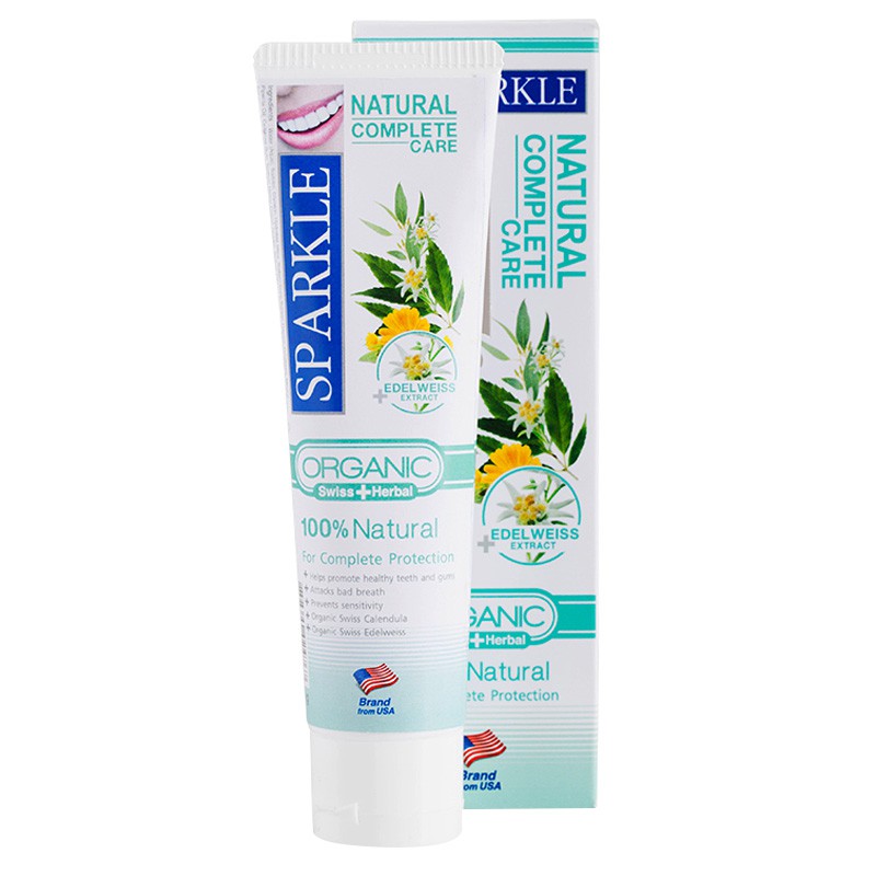 [แพ็คสี่] Sparkle Natural Fresh & Gum Care Toothpaste 100g (SK0290 x ...