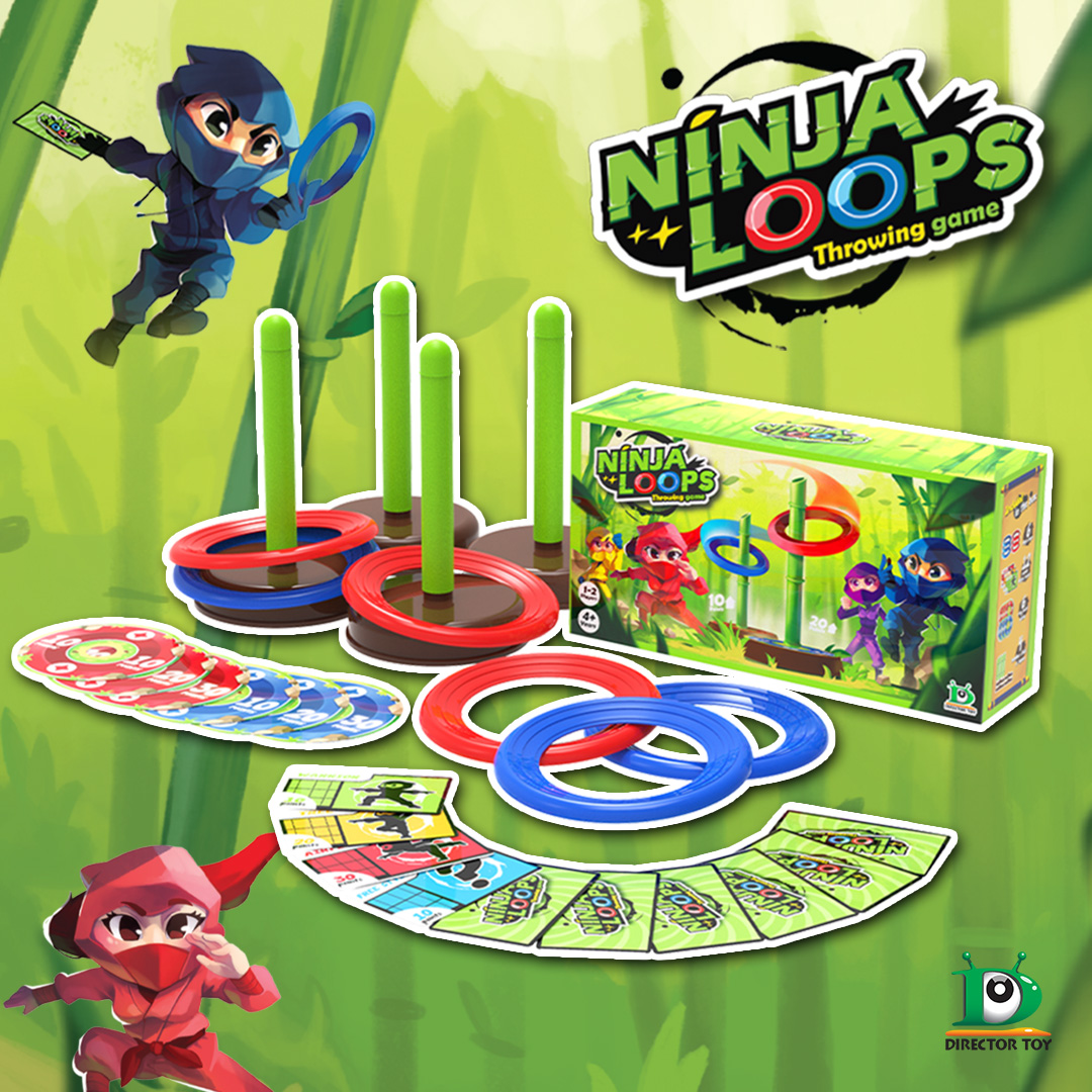 DTOY | ชุดห่วงโยนนินจา Ninja Loops เกมห่วงโยน ของเล่นเสริมการเรียนรู้ ...