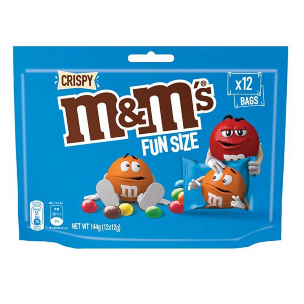 M&M's Crispy Milk Chocolate Fun Size เอ็มแอนด์เอ็ม คริสปี้ ฟันไซส์ ช็อก ...
