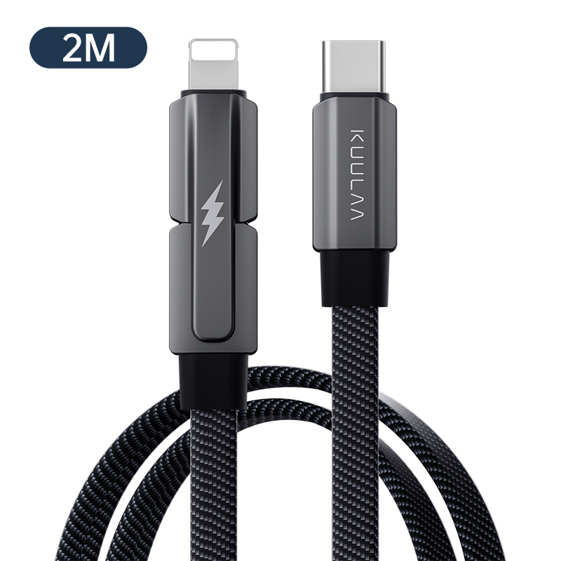 KUULAA USB C Cable 3-in-1USB-C Cable 60W USB-C Charger Cable Type-C to ...