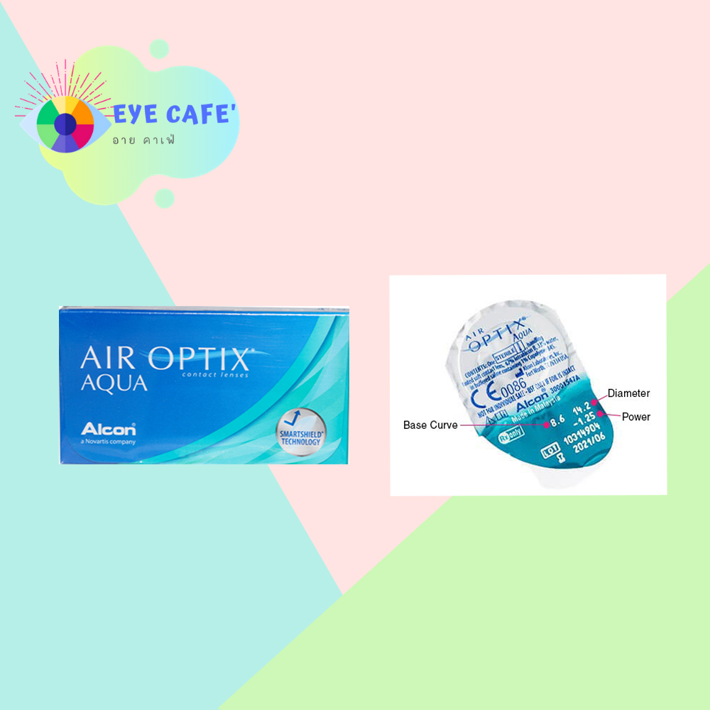 AIR OPTIX AQUA แอร์ ออพติก อะควา คอนแทคเลนส์ใส รายเดือนซิลิโคนไฮโดรเจล ...