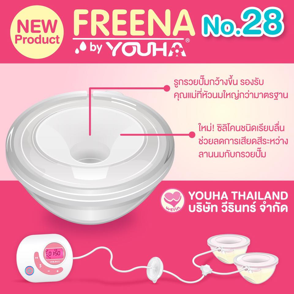 [ส่งด่วนถึงมือใน1ช.ม.ฟรี ล็อตใหม่ เวอร์ชั่นใหม่] Youha Plus เครื่องปั๊มนม ไฟฟ้าคู่ยูฮาพลัส รุ่น ...
