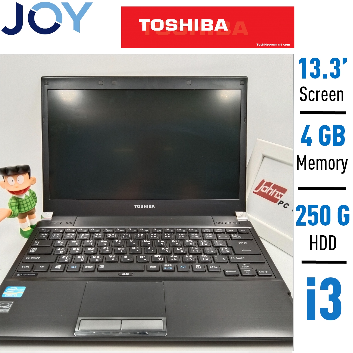 โน๊ตบุ๊ค Toshiba dynabook R732 core i3 gen3 ram 4gb lcd 13.3 ...