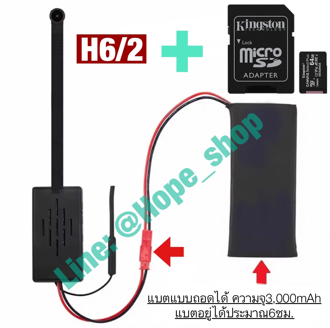 📹กล้องรูเข็ม กล้องแอบถ่าย กล้องกระดุม 4K เลนส์กว้าง120° Wifi มี/ไม่มีเนตก็ดูได้ กล้องวงจรปิดไร้ ...